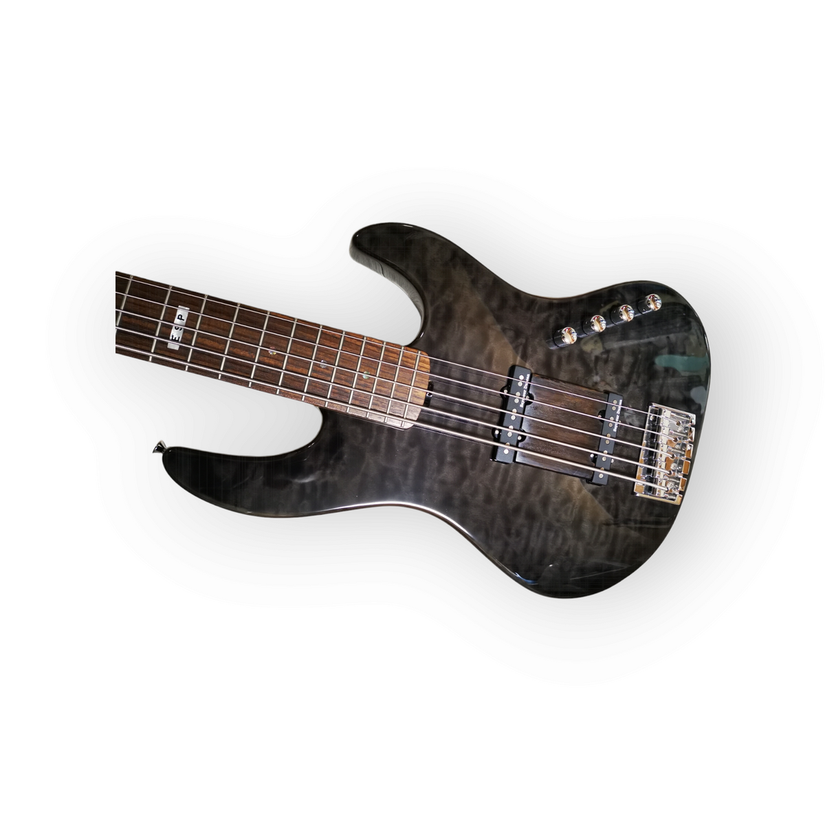 Custom wood thumb ramp for between pickups. – BassJapanDirect